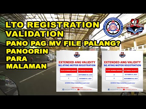 LTO REGISTRATION EXTENDED PLUS MV FILE PANO?? #lto - YouTube