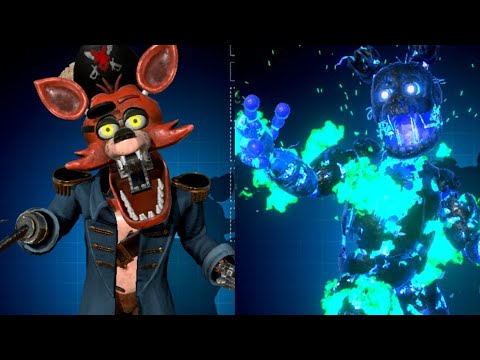 FORSAKEN AR CAPTAIN FOXY AND SOUL FLAMING SPRINGTRAP MODS - YouTube