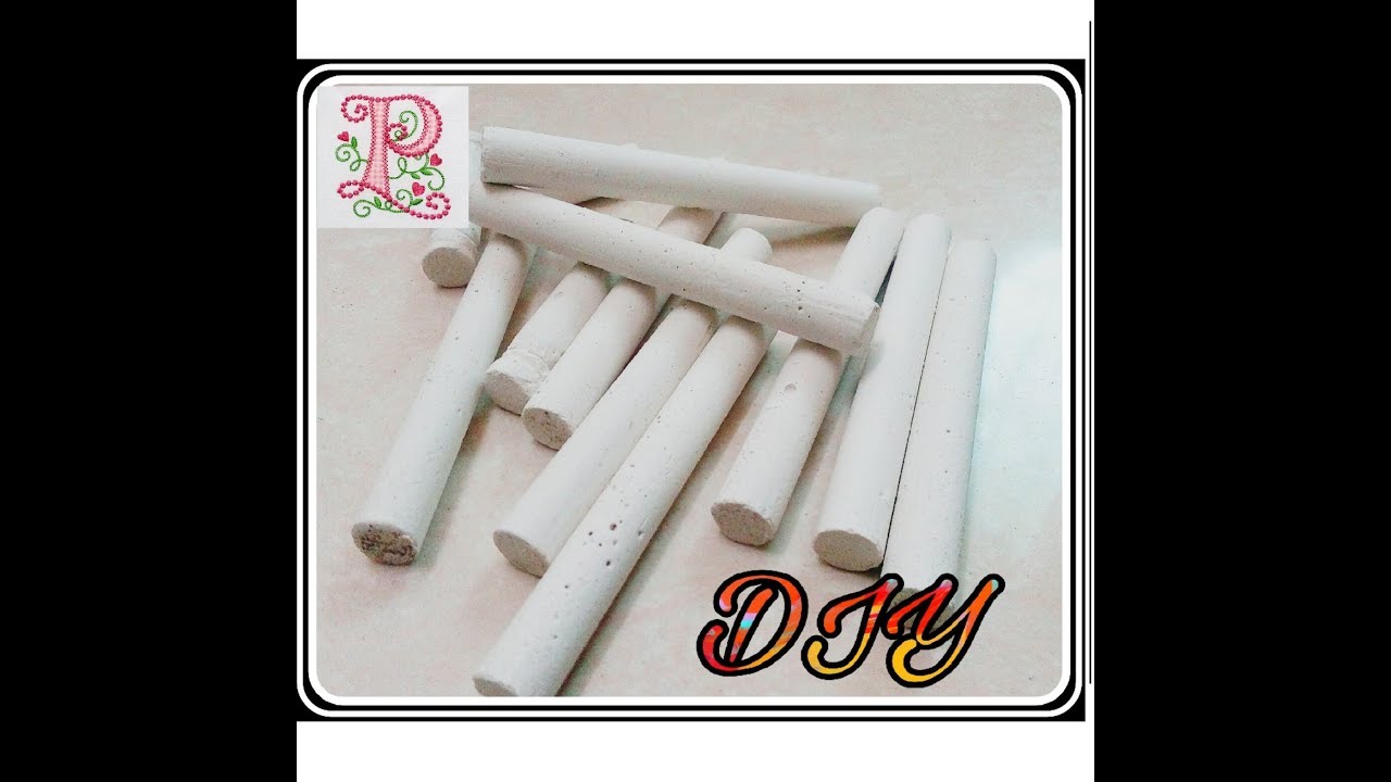 DIY : Craft ideas || Art with a Chalk piece || Chalk piece carving ...