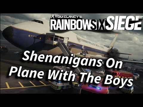 Rainbow Six Siege Shenanigans On Plane With The Boys - YouTube