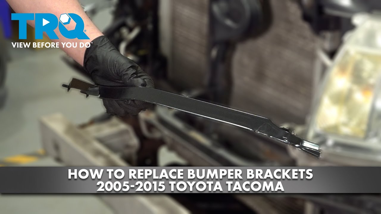 How to Replace Bumper Brackets 2005-2015 Toyota Tacoma - YouTube