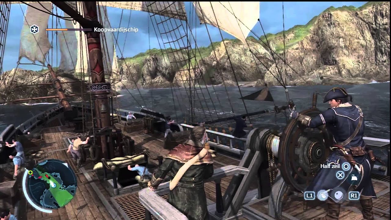 Assassin's Creed 3 - Seabattle #5 - Destroy Fort Phoenix - HD - YouTube