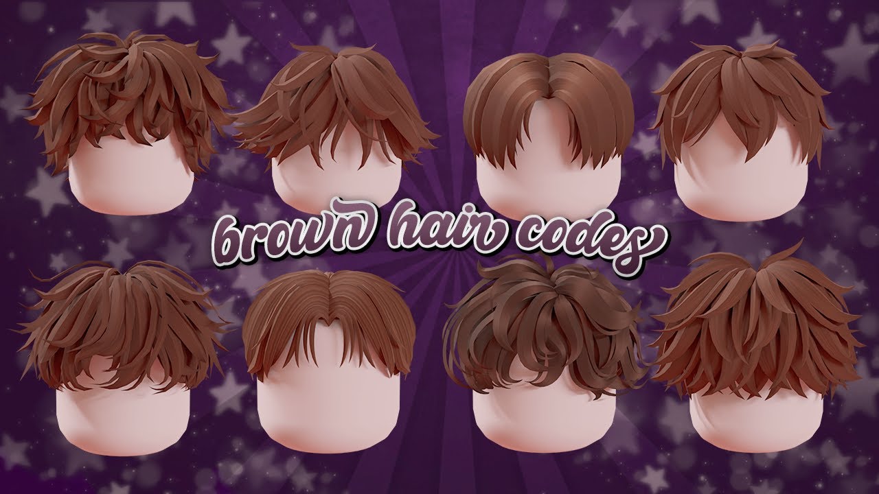 Roblox Brown Hair Codes + Links - YouTube