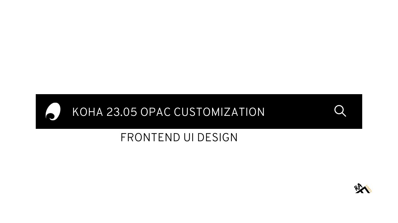 Koha 23.05 OPAC Customization - YouTube