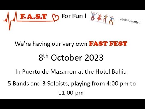 FAST Fest 8th October 2023 !! - YouTube
