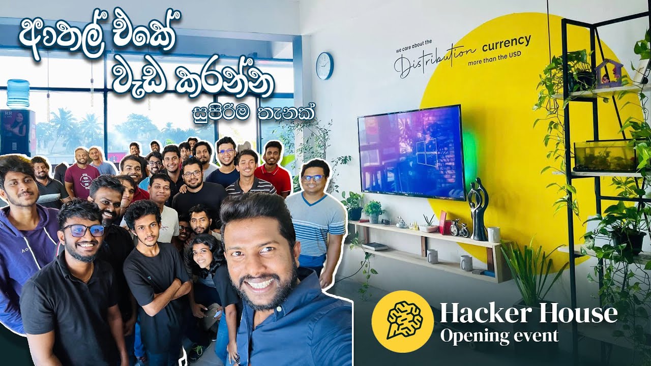 Hacker House Co-working (Relax එකේ වැඩ කරන්න සුපිරිම තැනක්) Day Vlog 02 ...