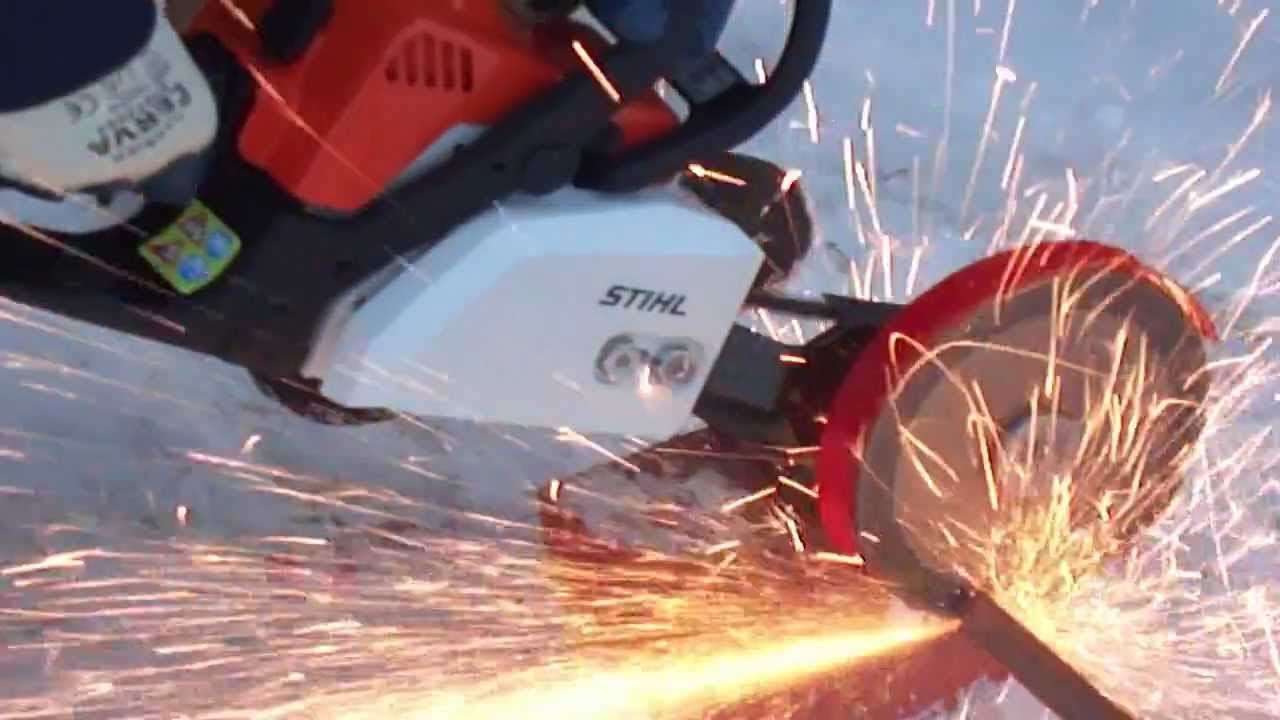 насадка болгарка на бензопилу STIHL - YouTube