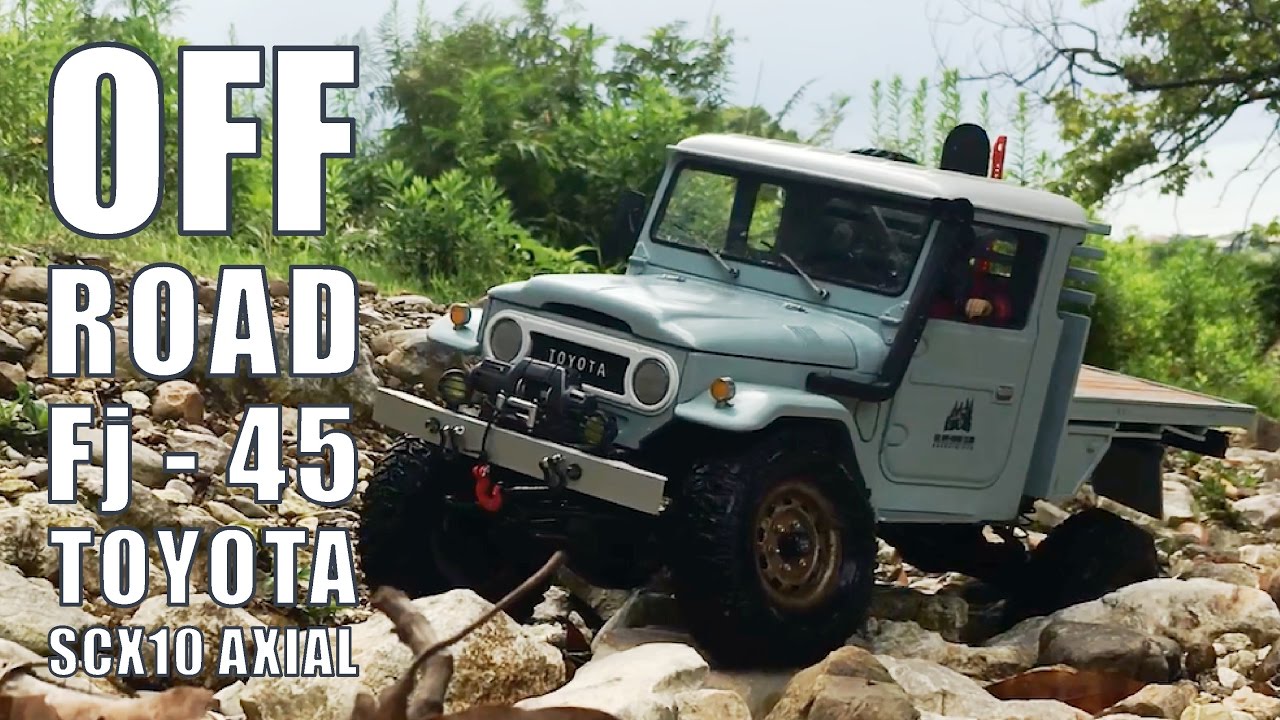 RC Toyota FJ45 Axial SCX10 - Offroad Extreme - Travel across Abkhazia ...