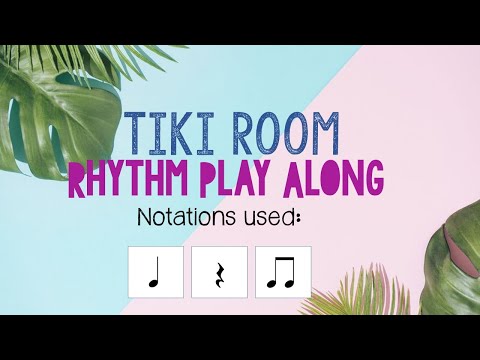 Tiki Room Rhythm Play Along EASY - YouTube
