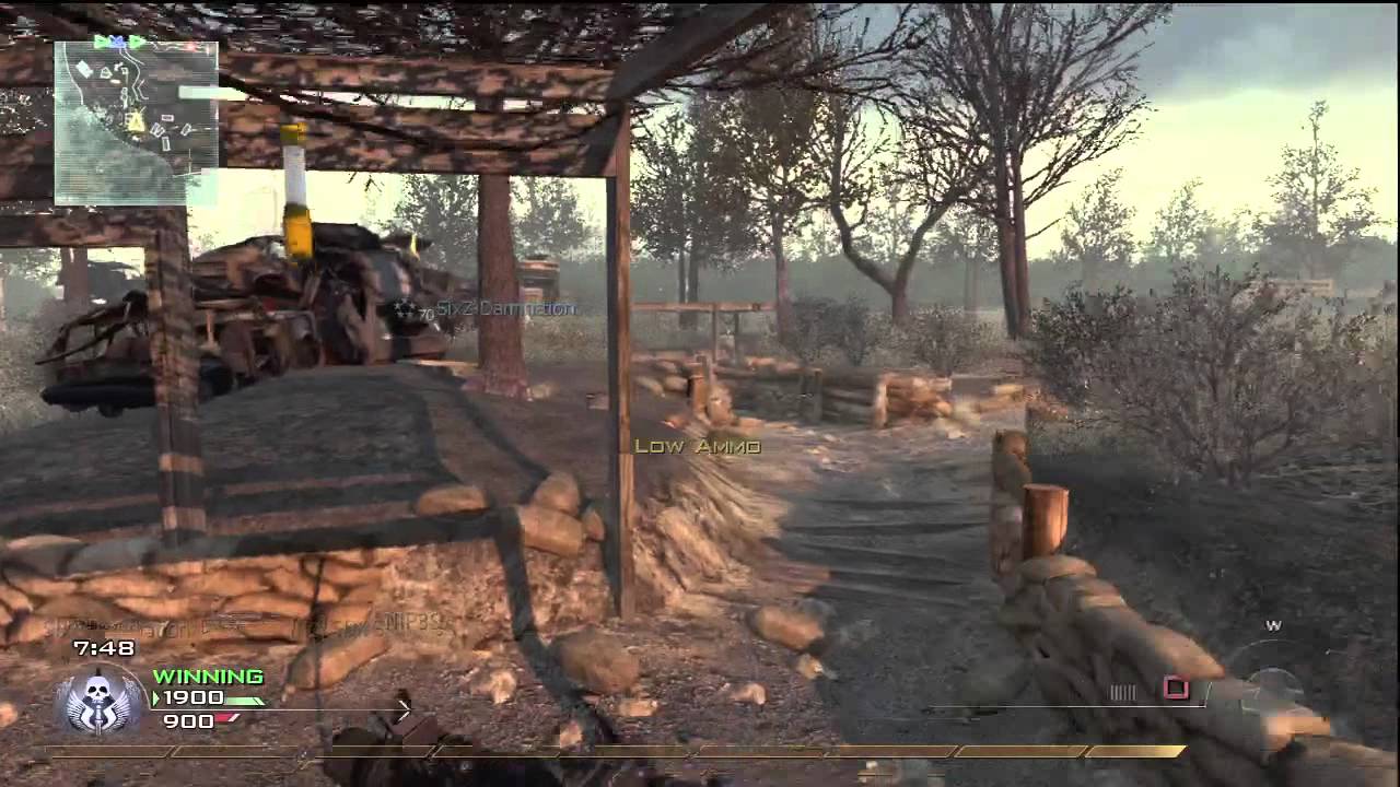 MW2 TDM Tar-21 on Wasteland - YouTube