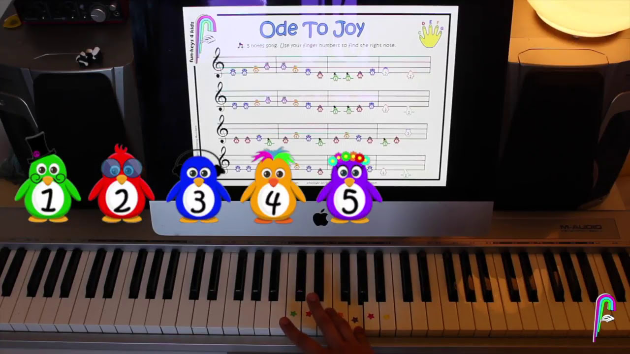 How to play 'Ode to Joy' on the piano - YouTube