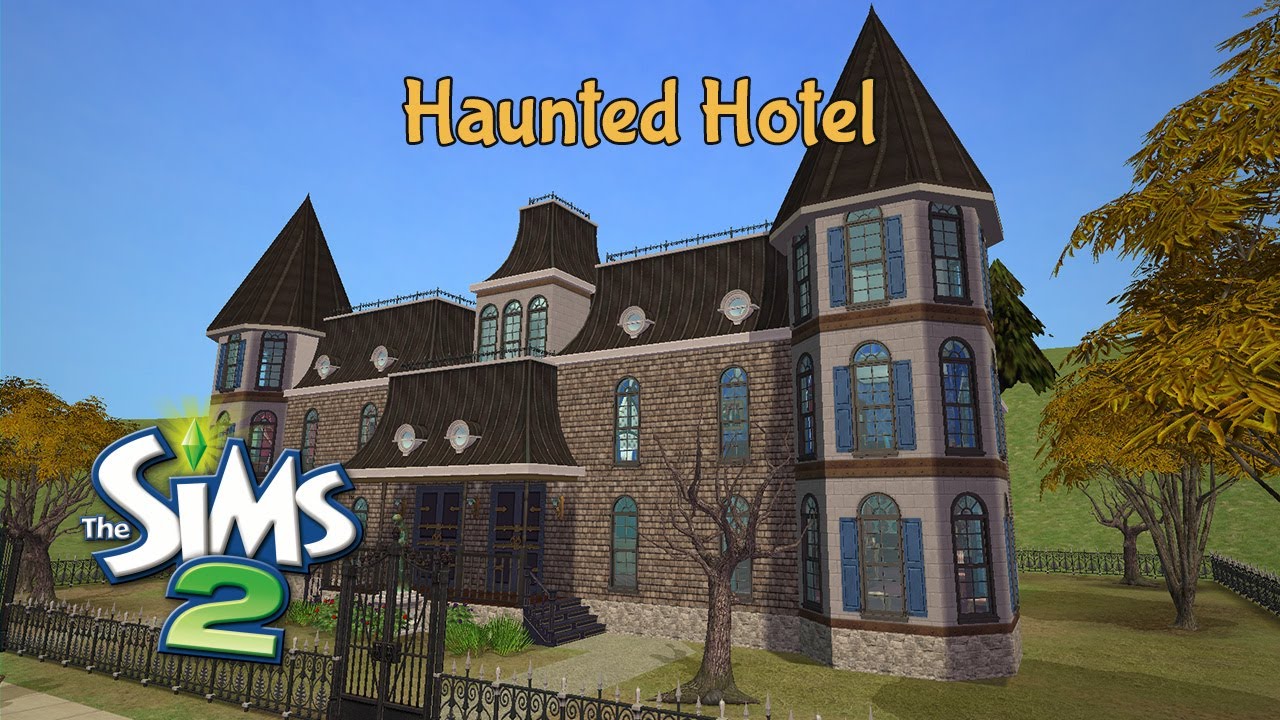 Haunted Hotel: The Sims 2 Speed Build - YouTube