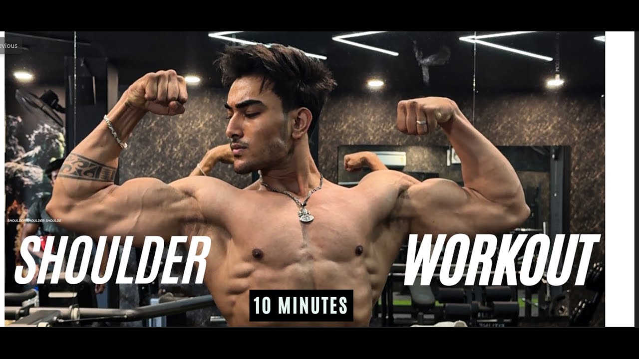 shoulder workout 🤯 best workout to grow shoulder - YouTube