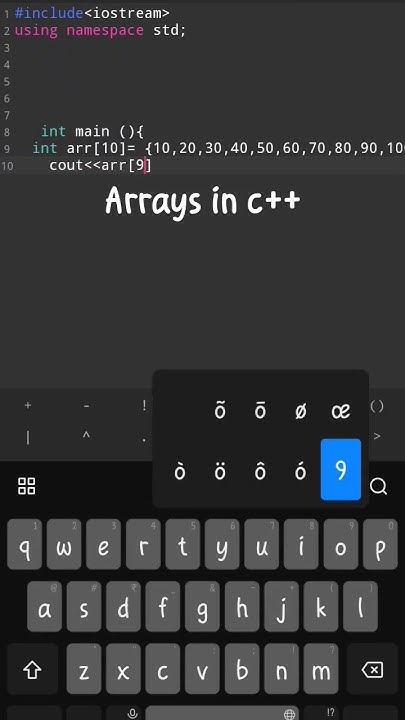 Simple Example Of Array In C Shorts Coders Shorts Beginner Programming Codewithme 🫶