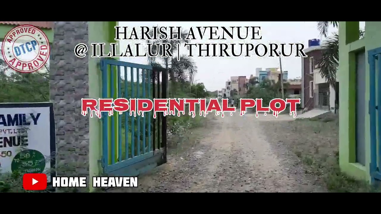 DTCP APPROVED LAYOUT PLOT || RESIDENTIAL PLOT || || @ ILLALUR || RS ...