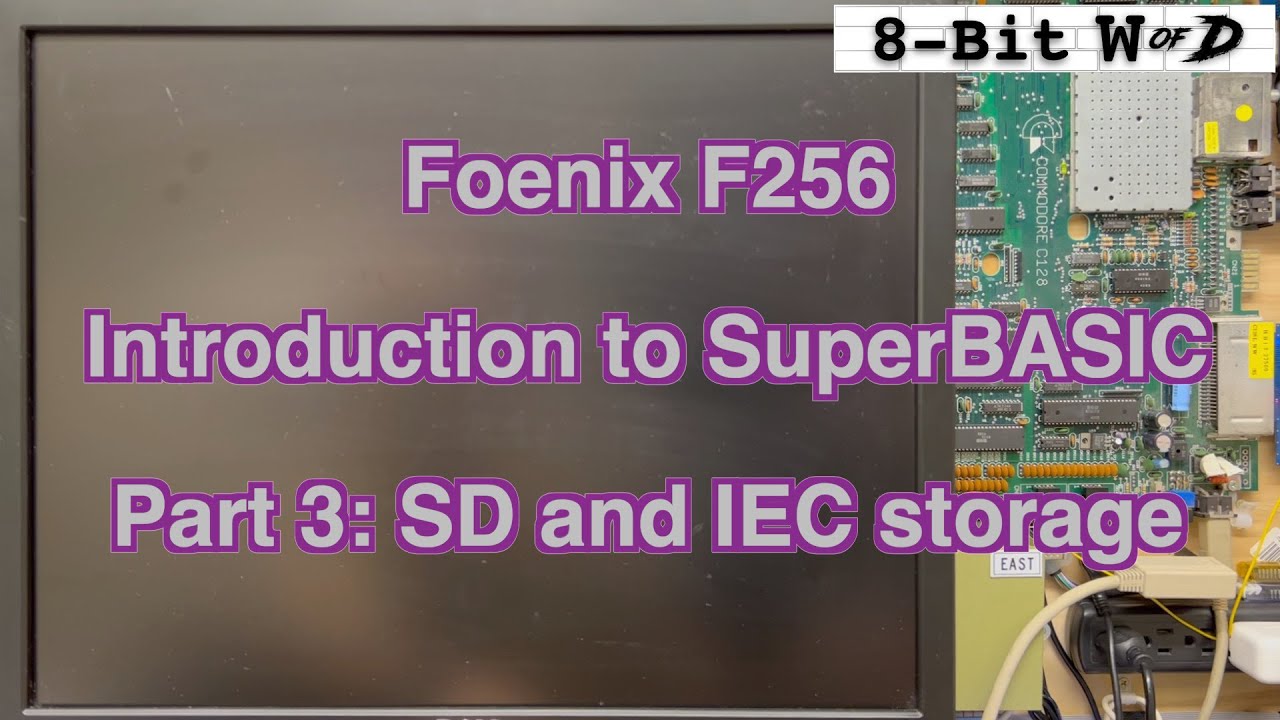 Foenix F256 SuperBASIC Part 3 - Accessing SD and IEC Storage - YouTube