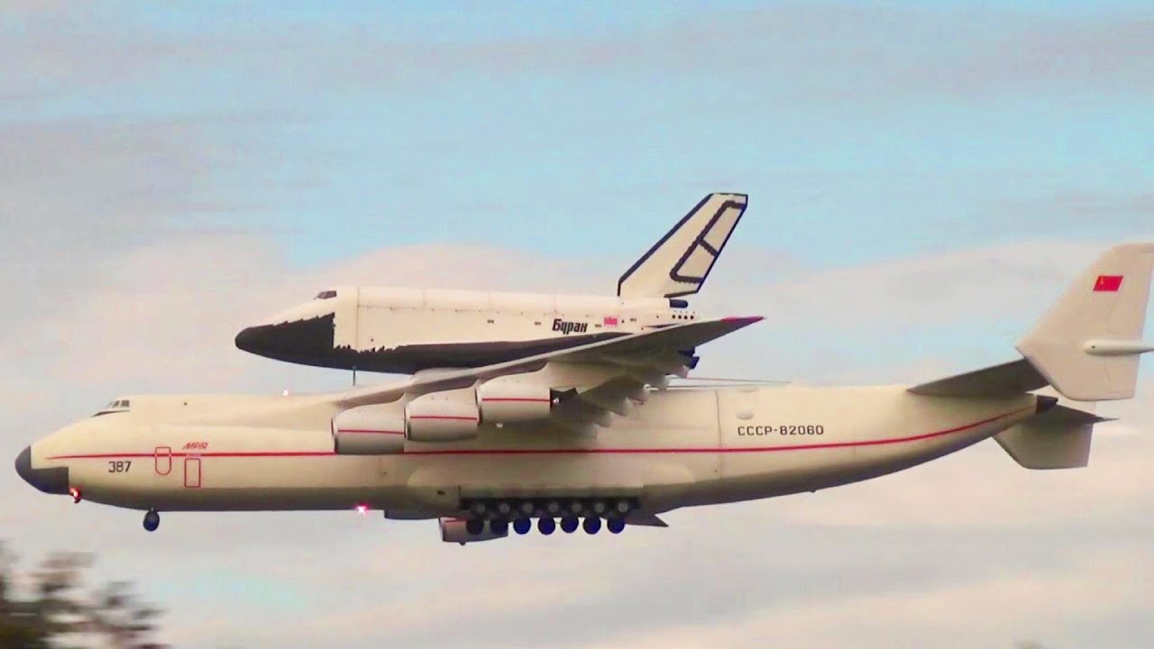BEST RC PERFORMANCE ANTONOV AN225 AND BURAN SPACECRAFT - YouTube