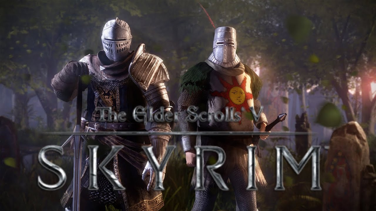 Jolly Cooperation with Solaire of Astora - Dark Souls™ Skyrim - YouTube