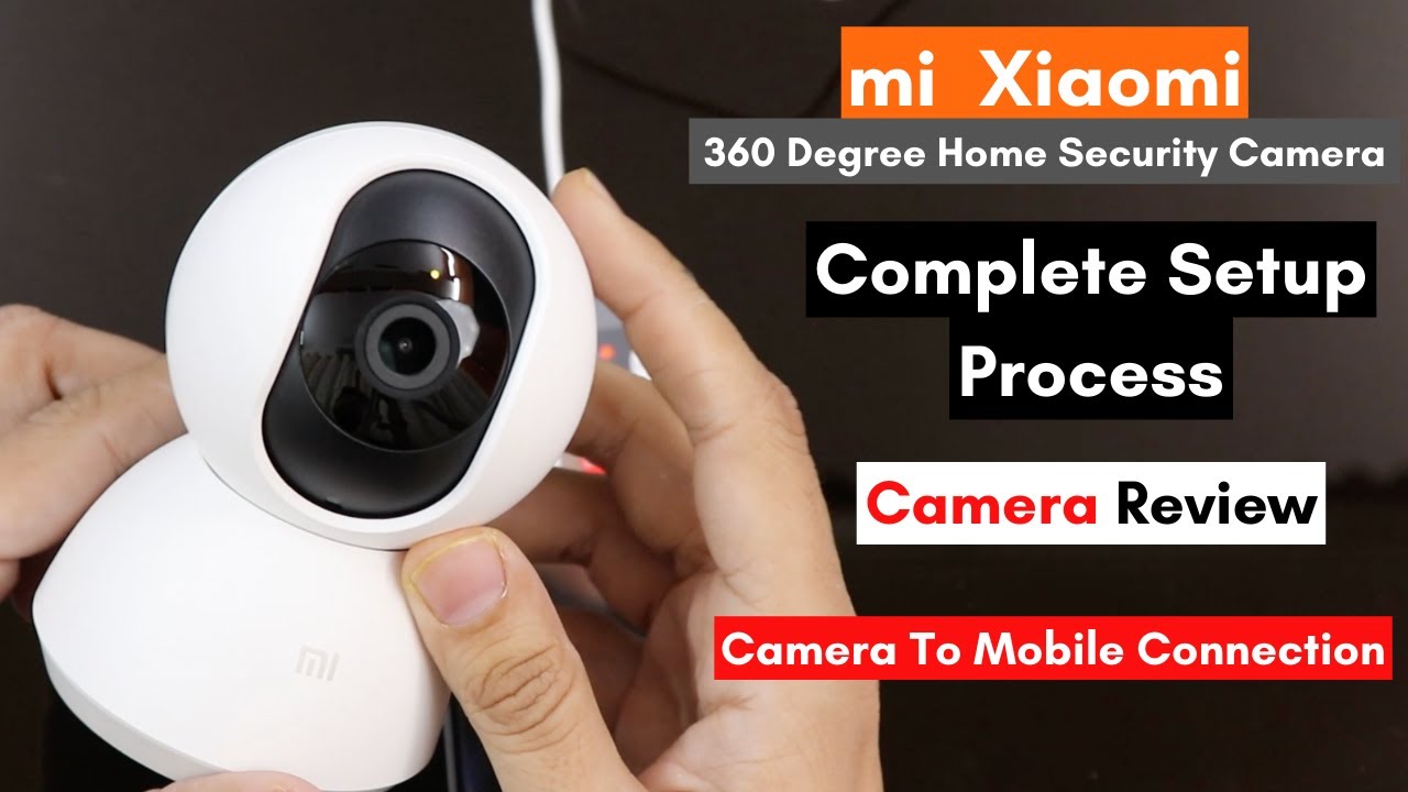 Xiaomi Mi 360 camera 1080p Installation / Camera Setup / Connect with ...