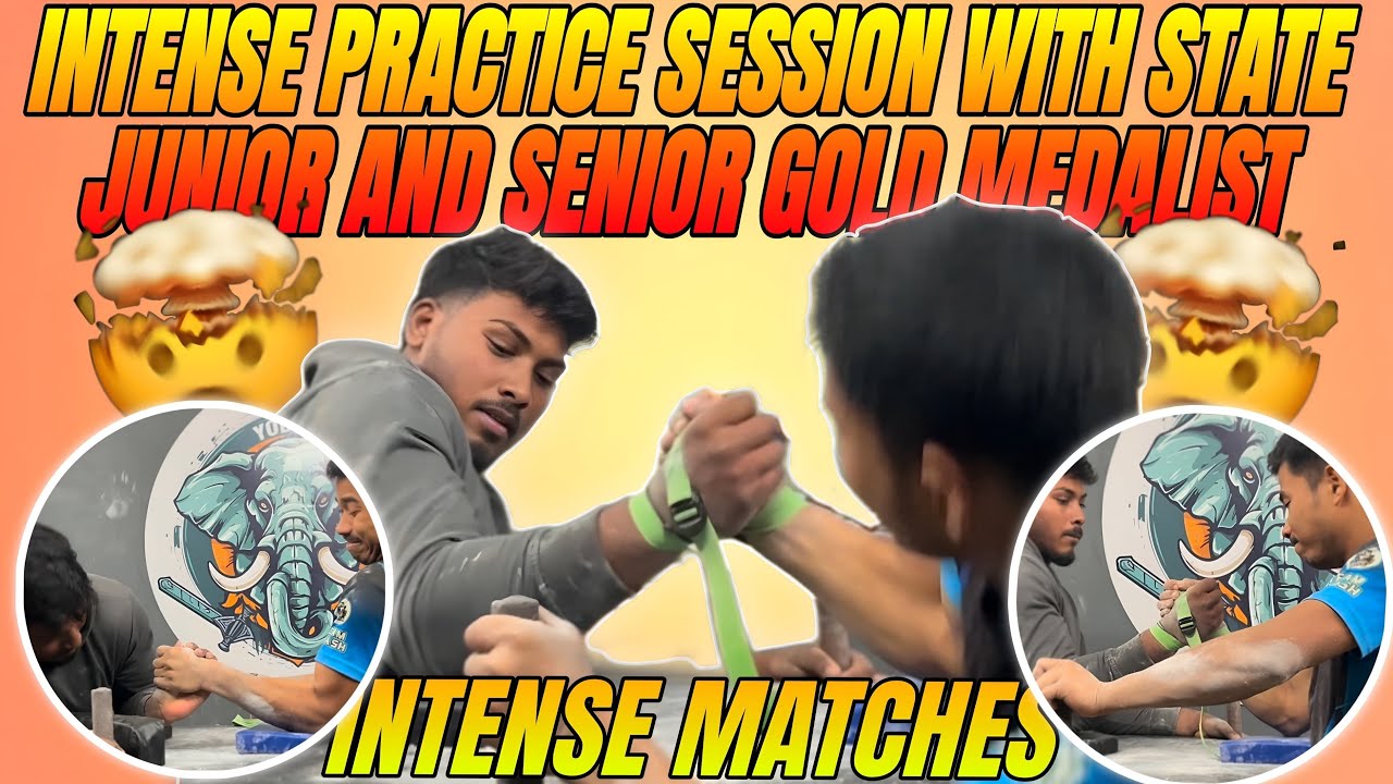 Heavy/intense practice session with State junior and senior gold ...
