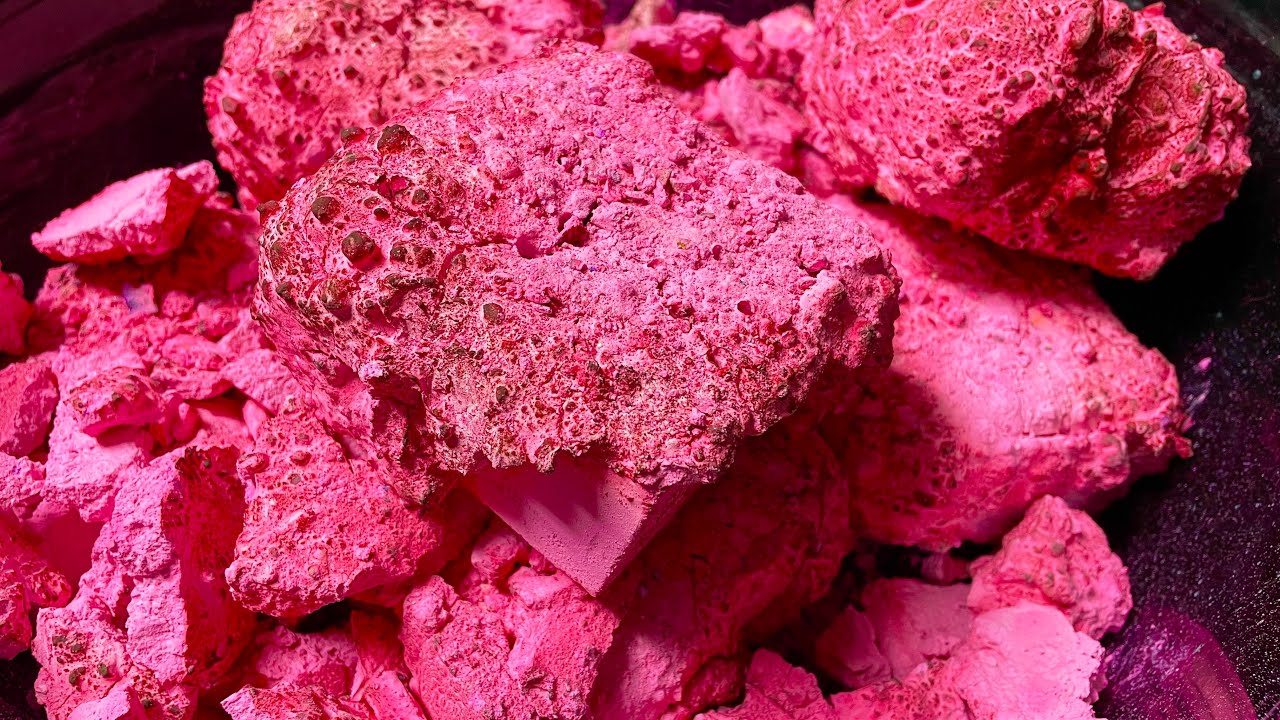 Fresh Pink Pasted Gym Chalk Blocks 🩷 - YouTube