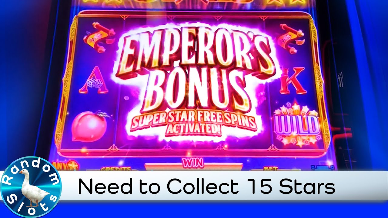 Emperor's Lucky Stars Slot Machine Bonus - YouTube