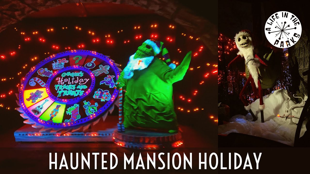 Haunted Mansion Nightmare Before Christmas Holiday Overlay / Disneyland ...