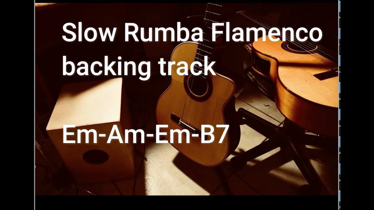 Slow rumba flamenco backing track - YouTube