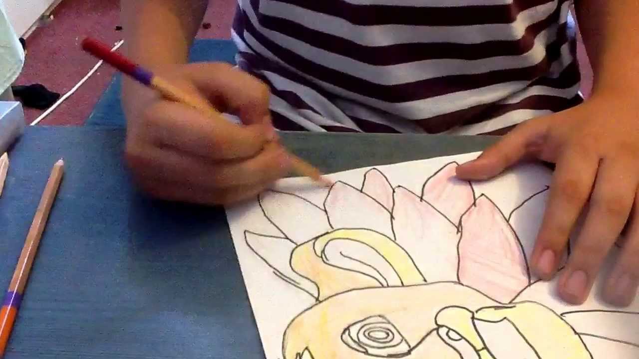 simba time lapsed drawing - YouTube