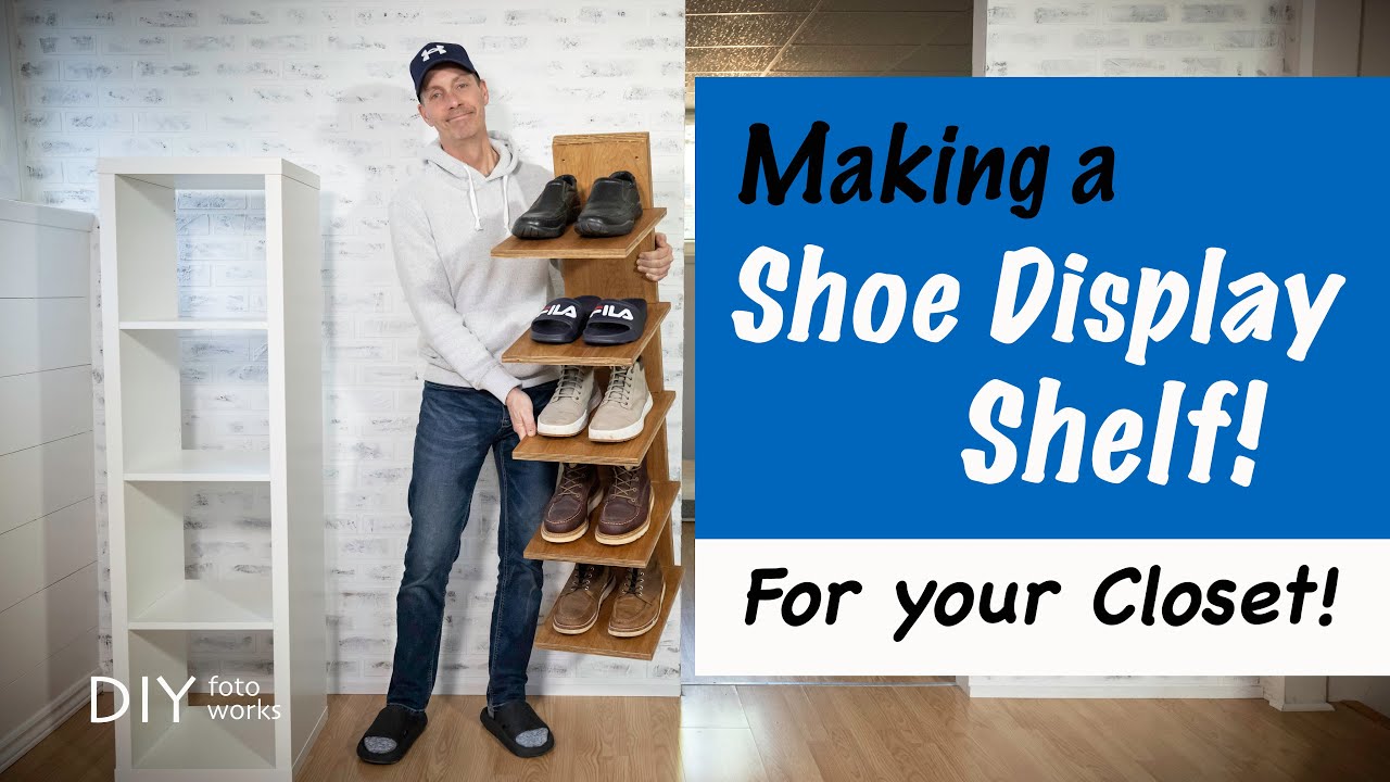 Making a Wall-Mounted Shoe Shelf / DIY 4K - YouTube