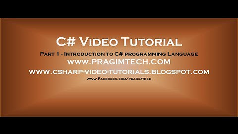 c# tutorial for beginners - YouTube