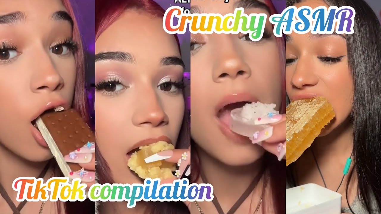Crunchy food ASMR/ TikTok compilation - YouTube