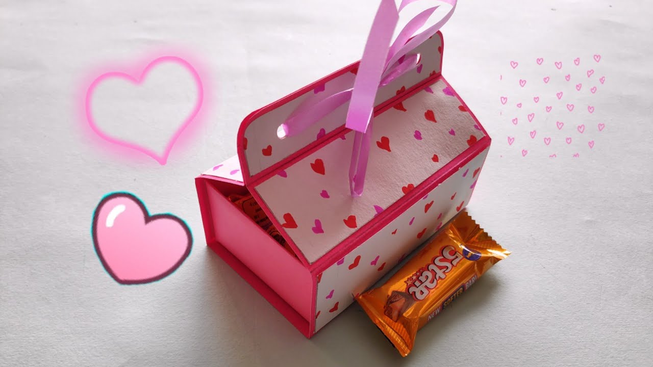 CUPID LOVE DIY chocolate gift box/paper gift box/ valentine's day gift ...