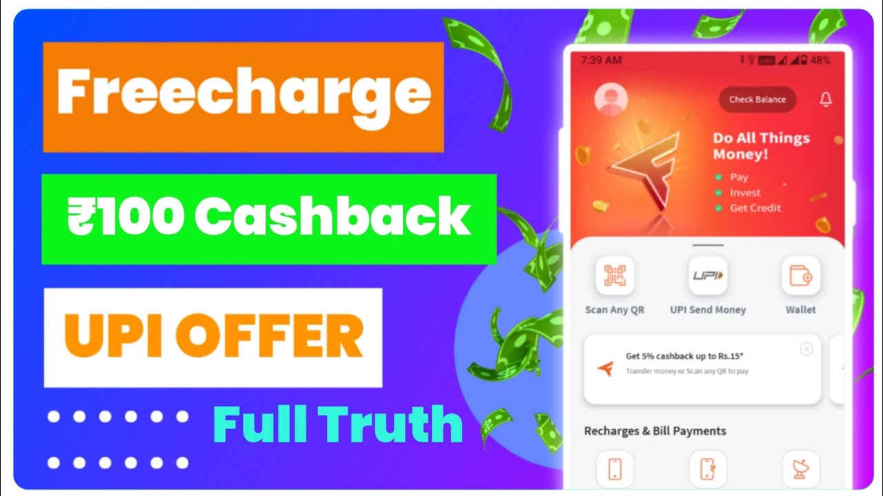 freecharge ₹100 cashback offer || freecharge new offer today ...