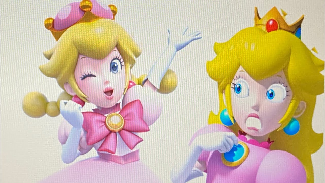 Peach thinks she has a clone. - YouTube