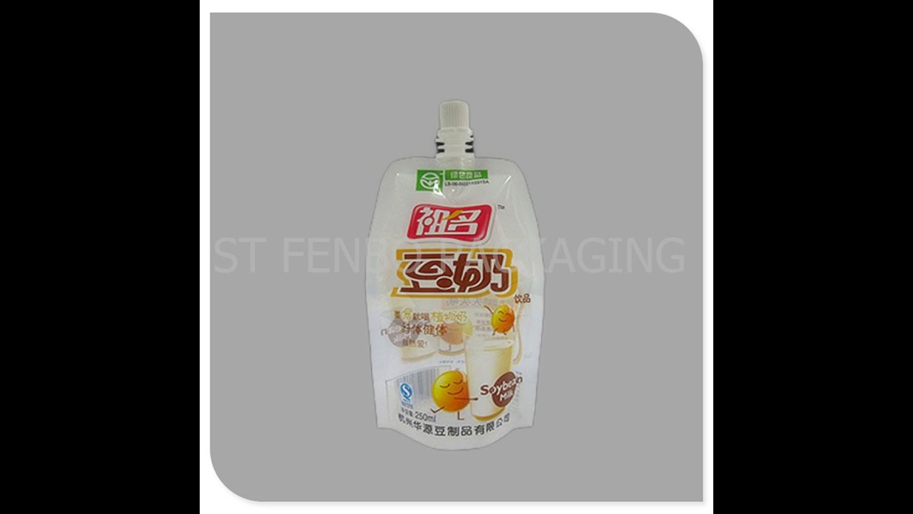liquid spouted bag,retort spout pouch - YouTube