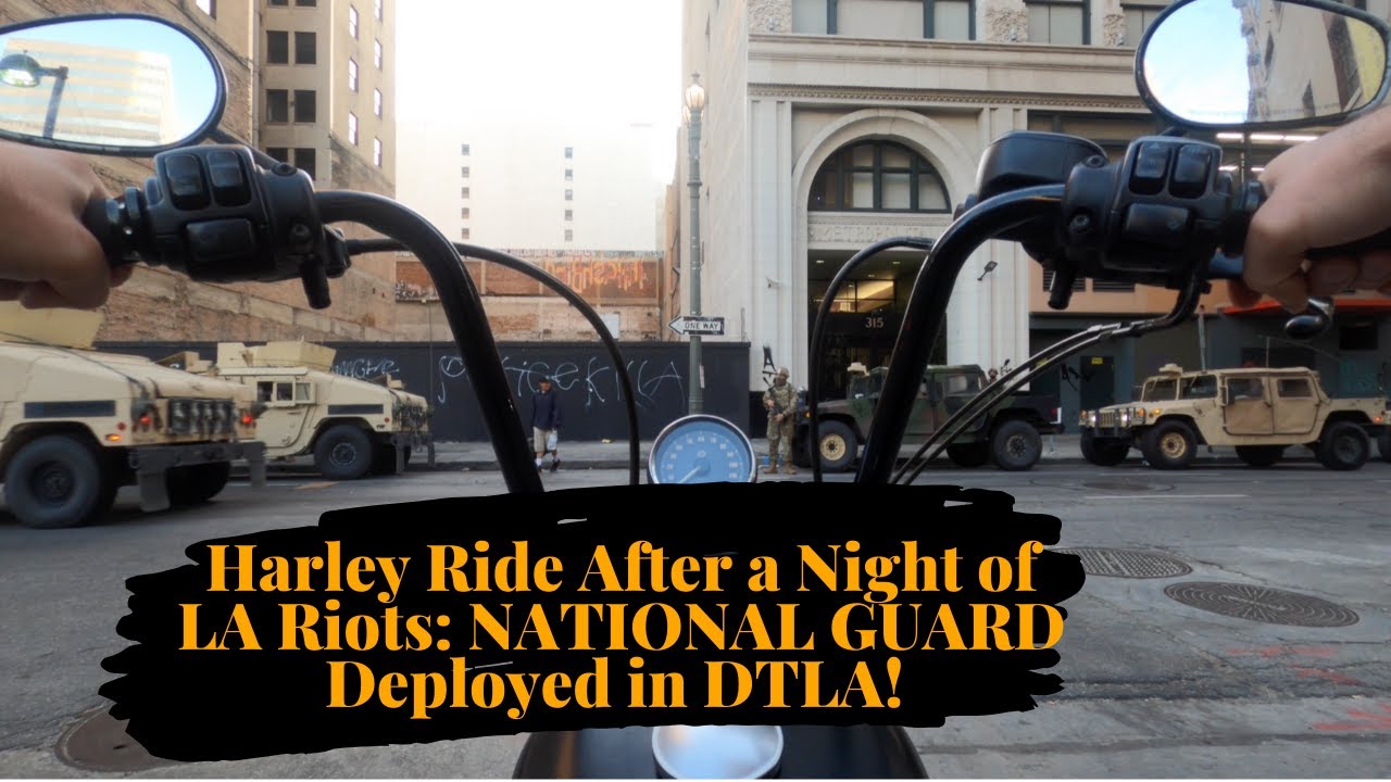 NEW WORLD ORDER: Chilling Motorcycle Ride as NATIONAL GUARD is Deployed ...