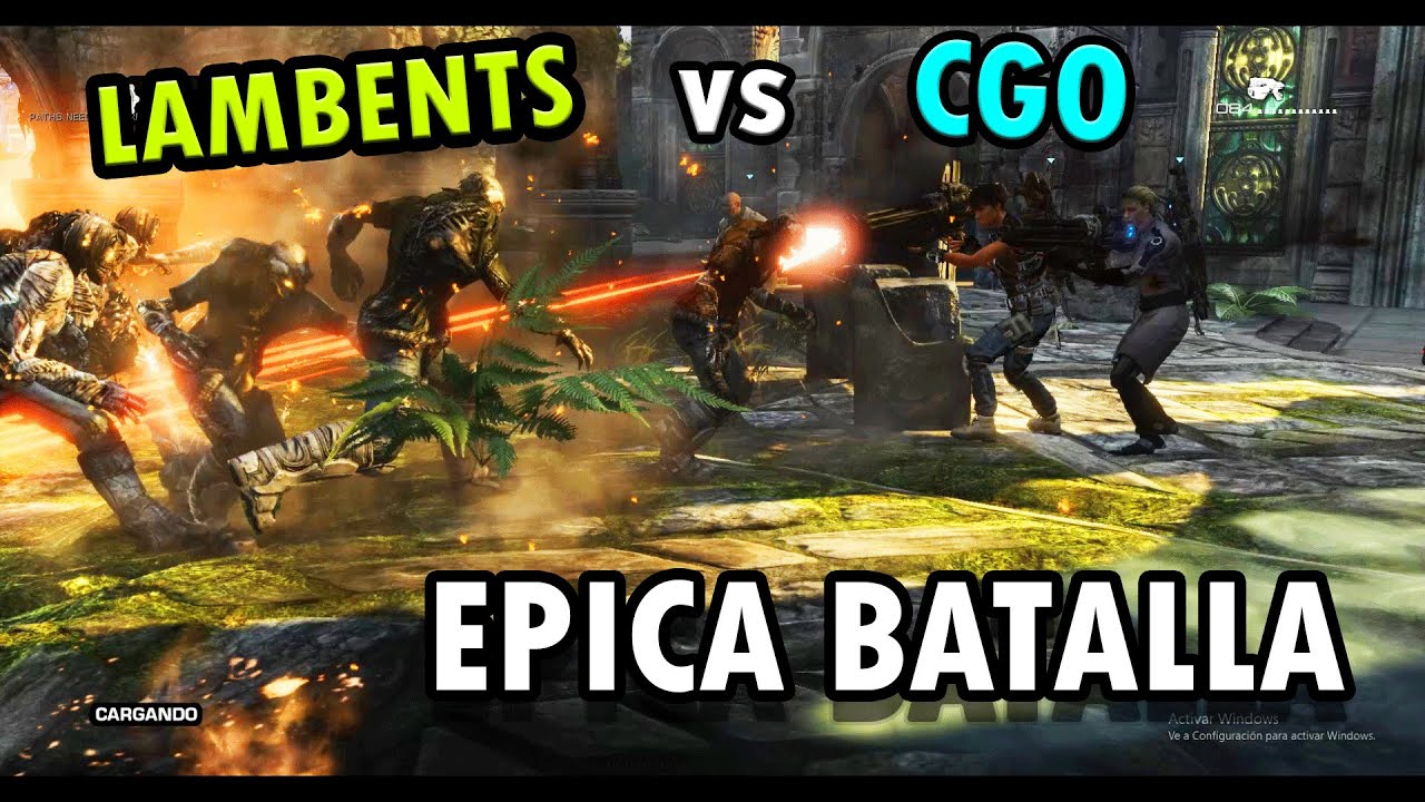LA COG VS HORDA DE LAMBENTS EN GEARS OF WAR - YouTube