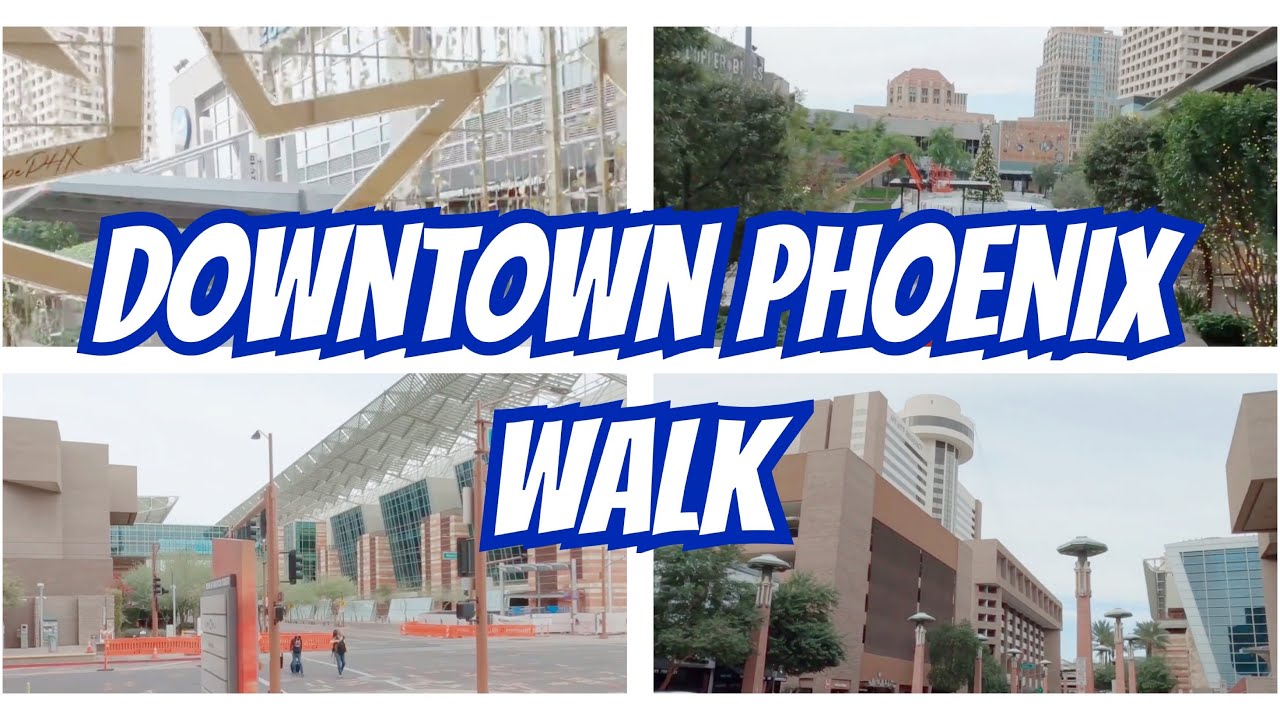 Downtown Phoenix - Daytime Walk In The City - Christmas Nativities ...