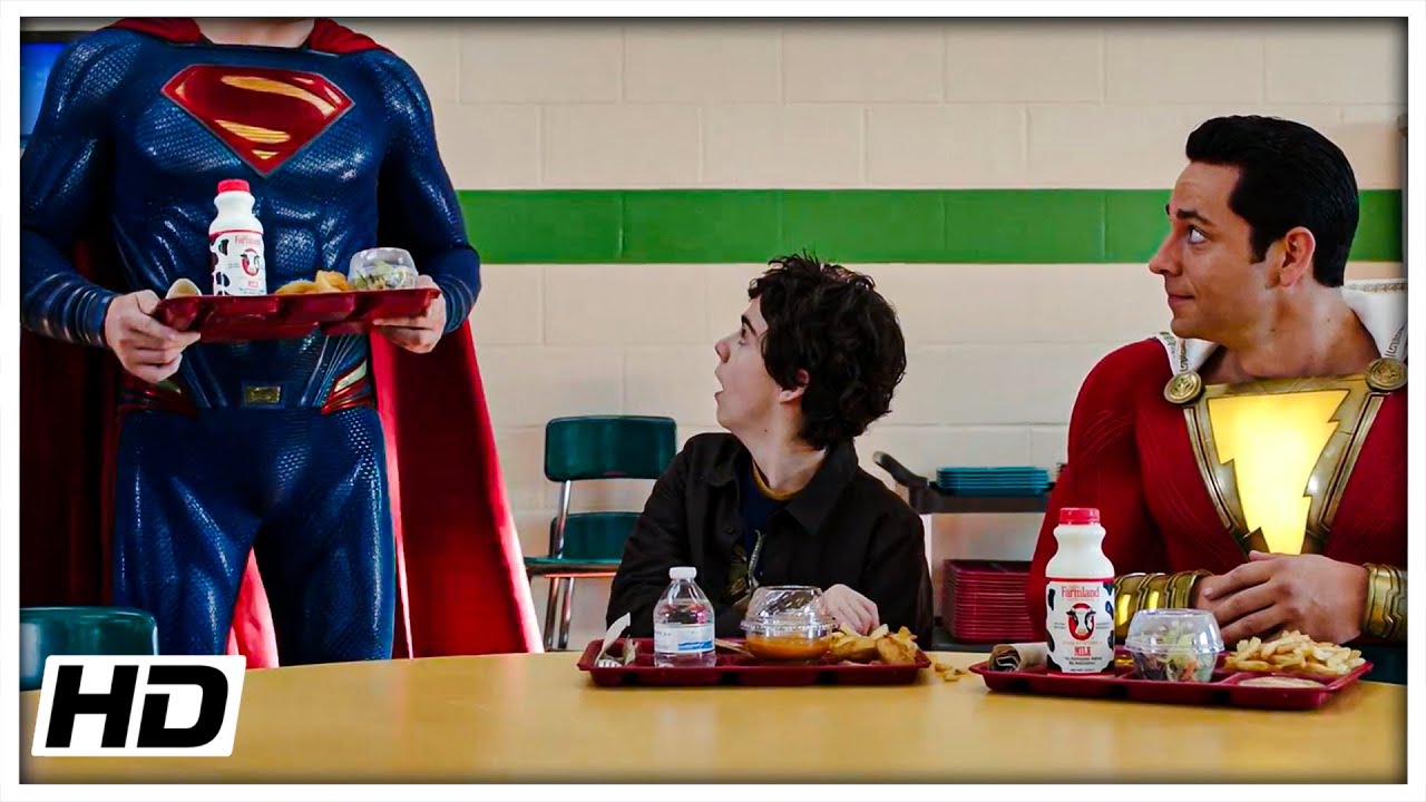 CAMEO SCENE - Shazam & Superman - Shazam (2019) - Movie Clip 4K - YouTube