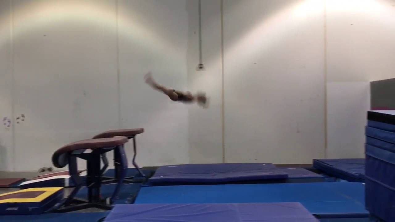 Elizabeth Mellinger Triad Gymnastics training level 10 vault, Class of ...