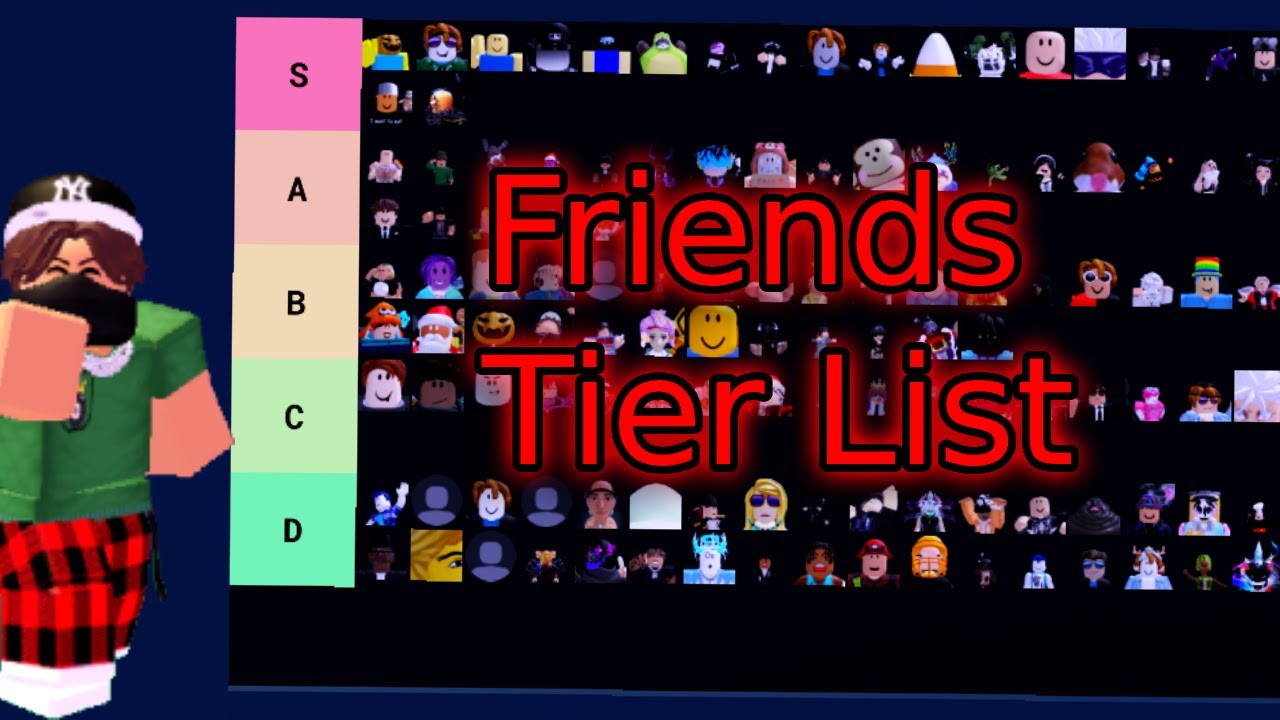 Roblox Friends Tier List! - YouTube