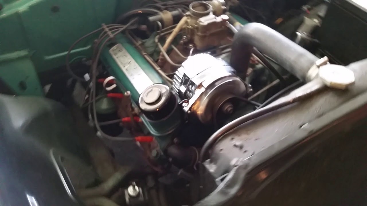 1955 Pontiac Starchief 287 engine. - YouTube