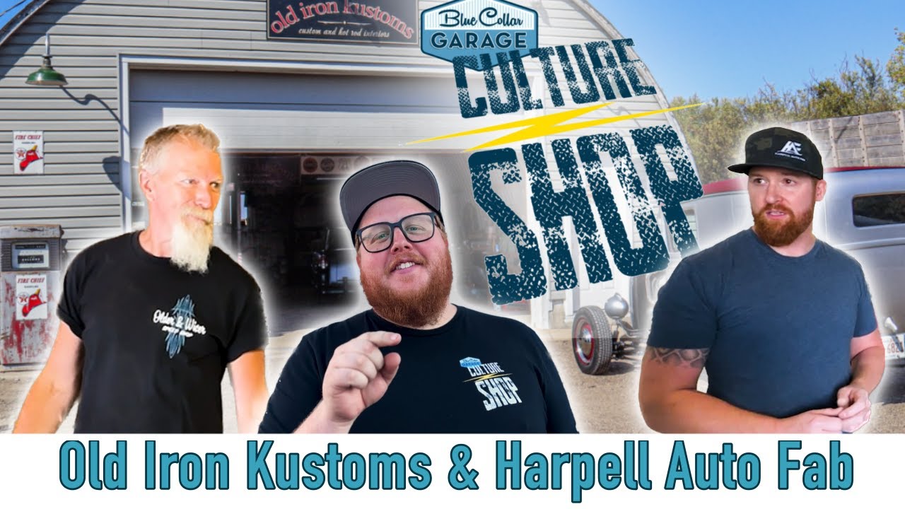 Old Iron Kustoms and Harpell Auto Fab | Blue Collar Garage Culture Shop ...