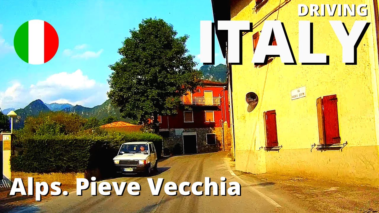 Scenic Alpine Road in Italy Pieve Vecchia - Lemprato (Province of ...