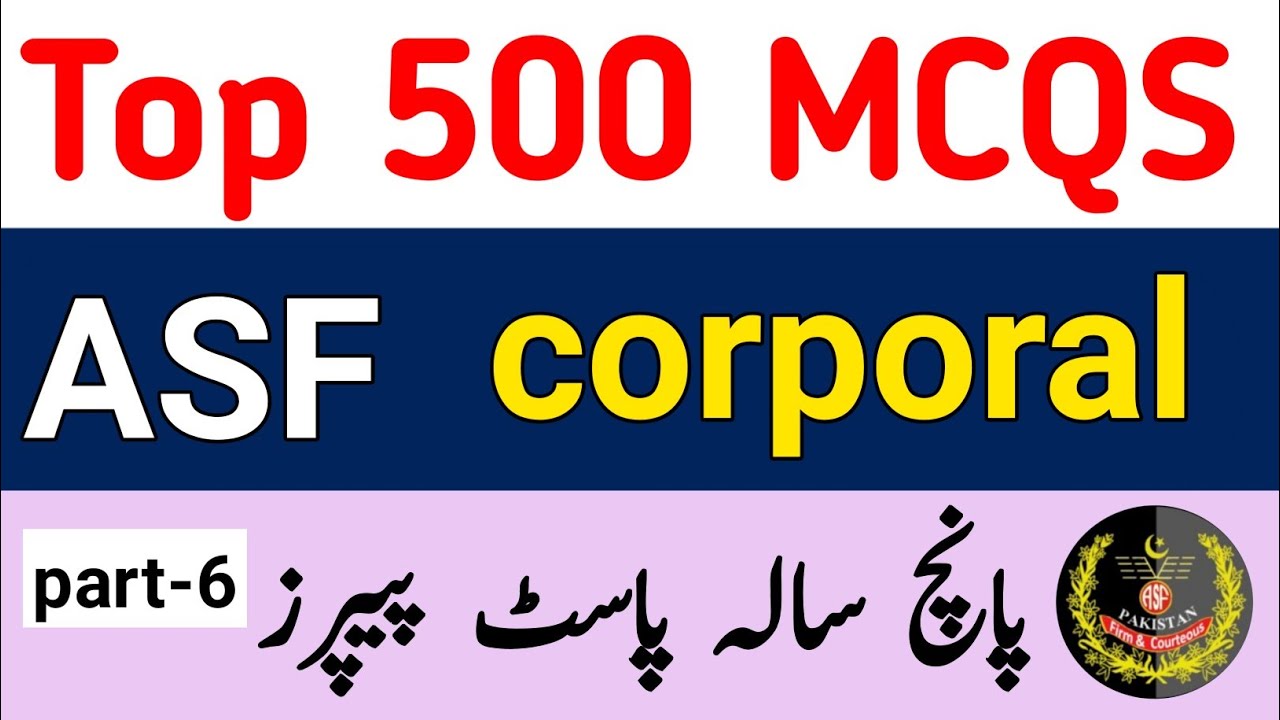 asf corporal test preparation/asf corporal past papers/asf test ...