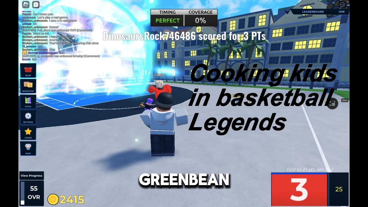 Cooking kids in Basketball legends! - YouTube