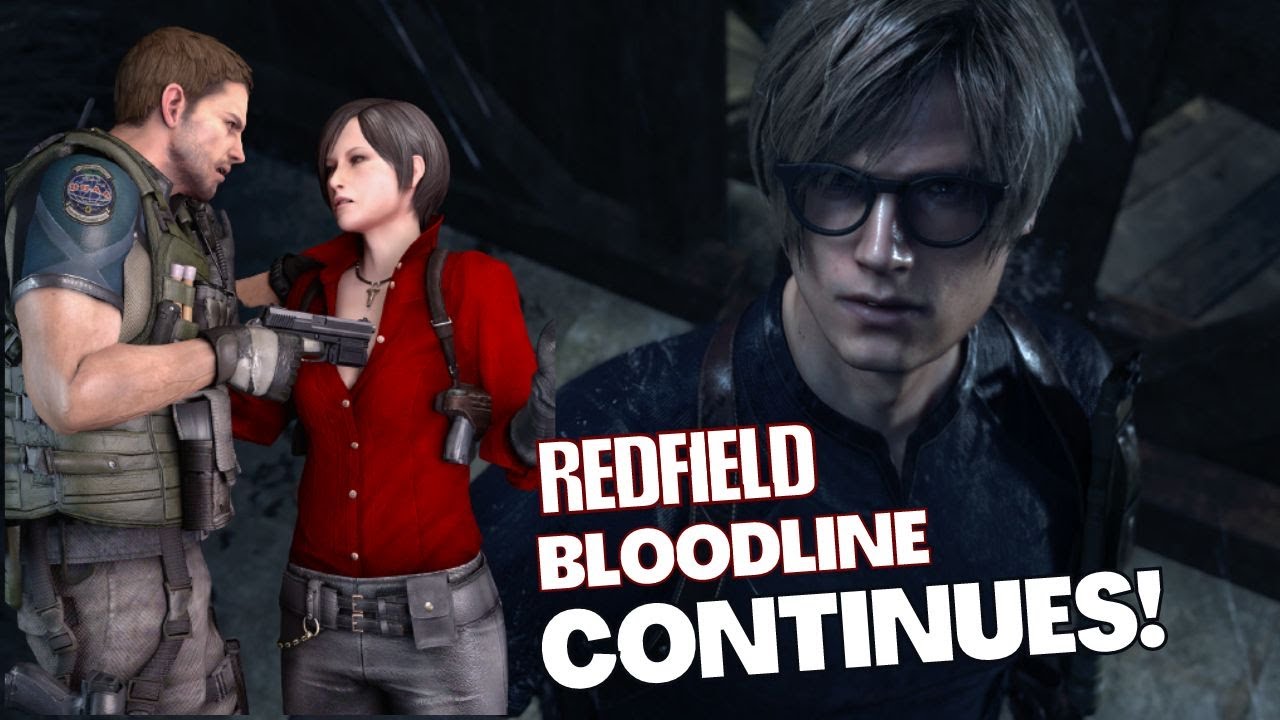 Re4 Remake Leon Leaves ada | Redfield Bloodline is saved - YouTube