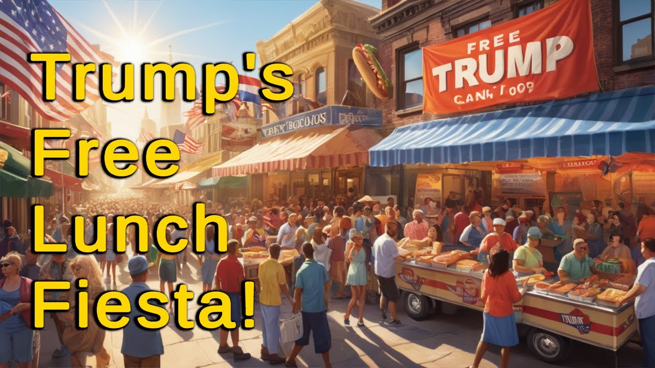 Trump's Presidents Day Surprise: Free Lunch & Political Buzz! - YouTube