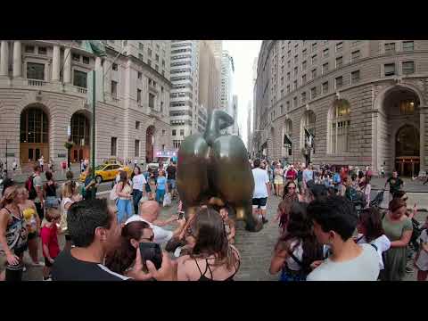 Touro de Bronze Wall Street NYC - video 360º - Charging Bull - YouTube